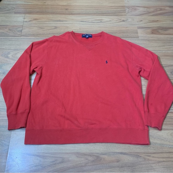 Polo Ralph Lauren | Sweaters | Vintage Polo Ralph Lauren Red Crewneck ...